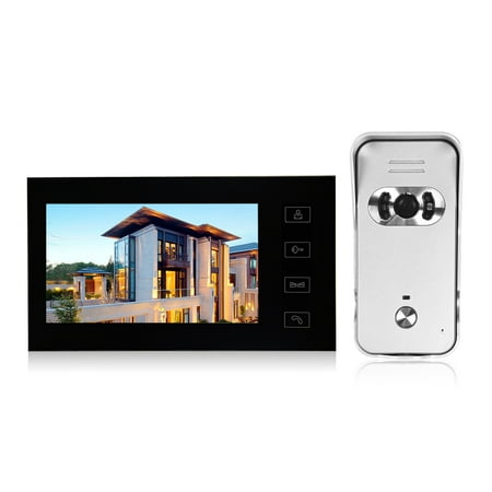 Home 7-inch LCD Screen Monitor Color Video Door Viewer Door Bell Touch ...