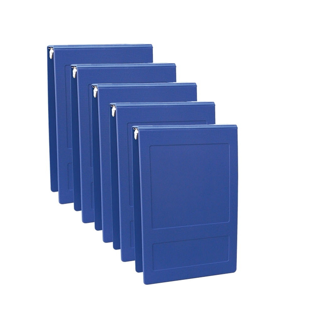 1.5 Inch Top Open 3 Ring Binder In Blue (5 Pack) - Walmart.com ...