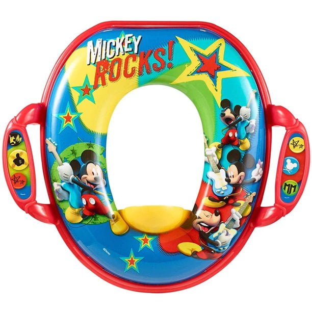 Disney Mickey Mouse Soft Potty Seat With Handles 18m+, Toddler Potty ...
