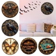 Noiseless Contemporary Wall Clock Acrylic Art Piece Operated Analog ...