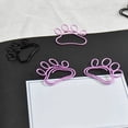 50Pcs Cute Paper Clips Cat Claw Shaped Paper Clips Practical Paper ...