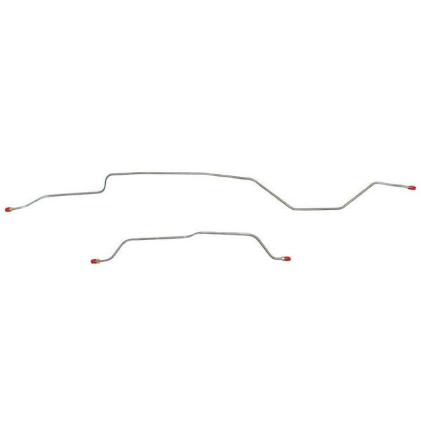 JEGS 13476 Rear Axle Brake Line Set 1963-1966 Chevy C10 & GMC C1500 1/2 ...