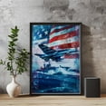 Affixzi America 250 Armed Forces Patriotic Poster, USA Military Tribute ...