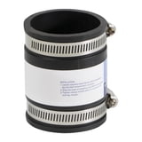 2 in. PVC Flexible Coupling with Stainless Steel clamps - Walmart.com