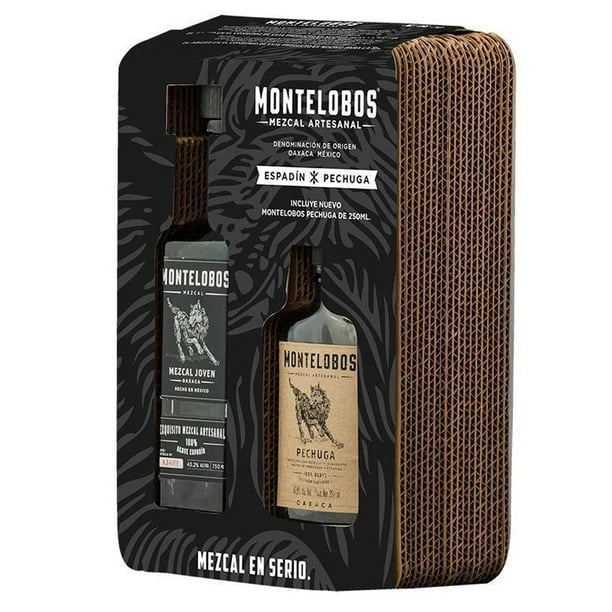 Mezcal Montelobos Espadín 750 ml + Pechuga 250 ml | Bodega Aurrera en línea