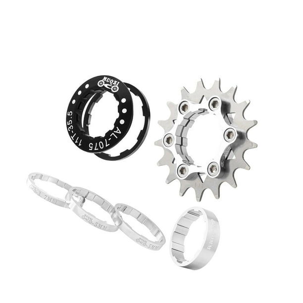Goriertaly Single 1 Speed Cassette Cog Fixed Gear Conversion Set for 7 ...