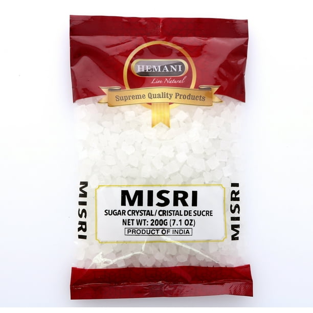 Hemani Misri (Indian Sugar Crystals / Rock Sugar) - 200gm (7.1 oz ...
