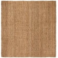 SAFAVIEH Natural Fiber Doreen Geometric Jute Area Rug, Natural/Brown, 7 ...