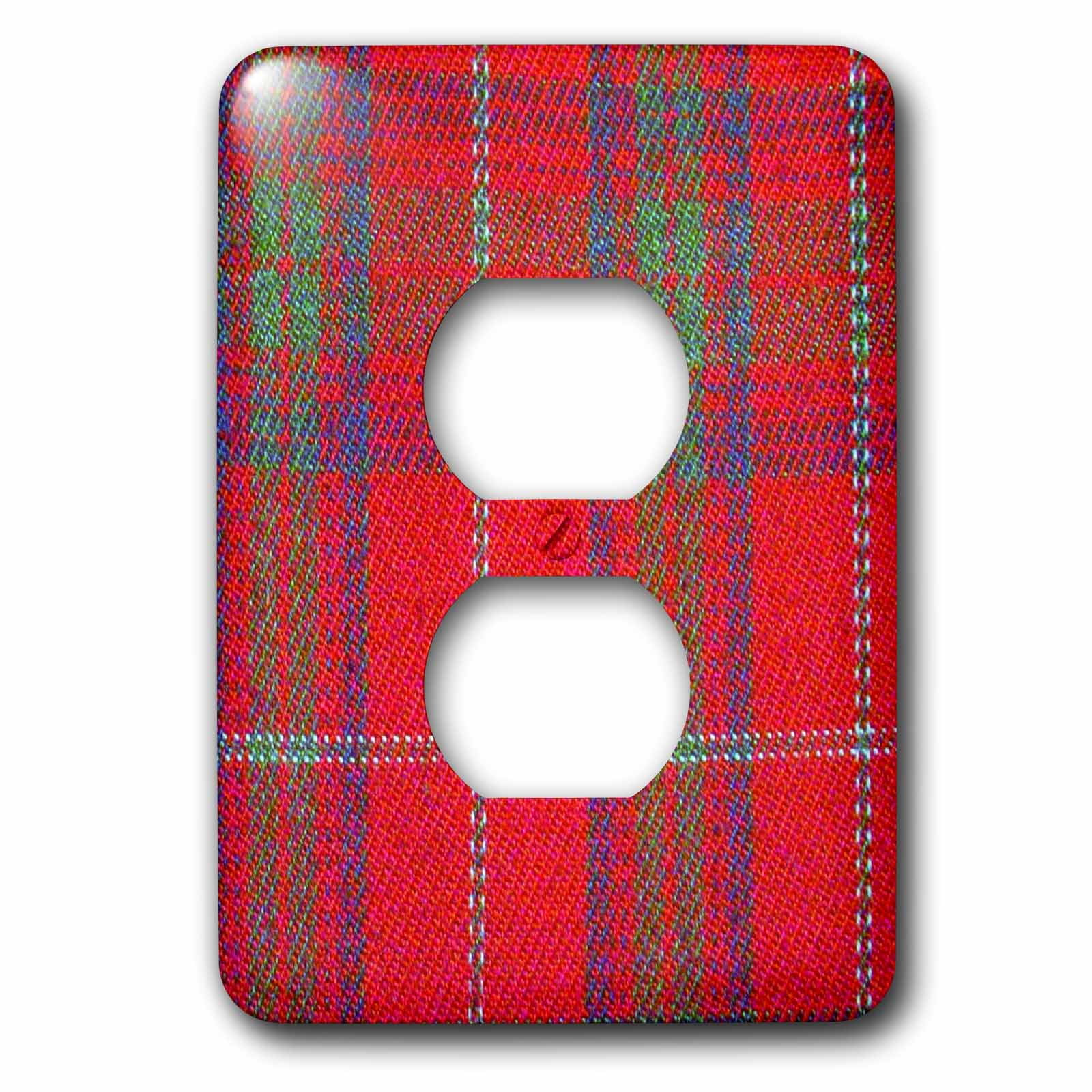 3dRose Traditional Red Tartan Pattern - Scottish plaid with green and ...