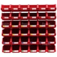 DJC Supply RED Heavy duty thermoplastic storage bin organizer ...