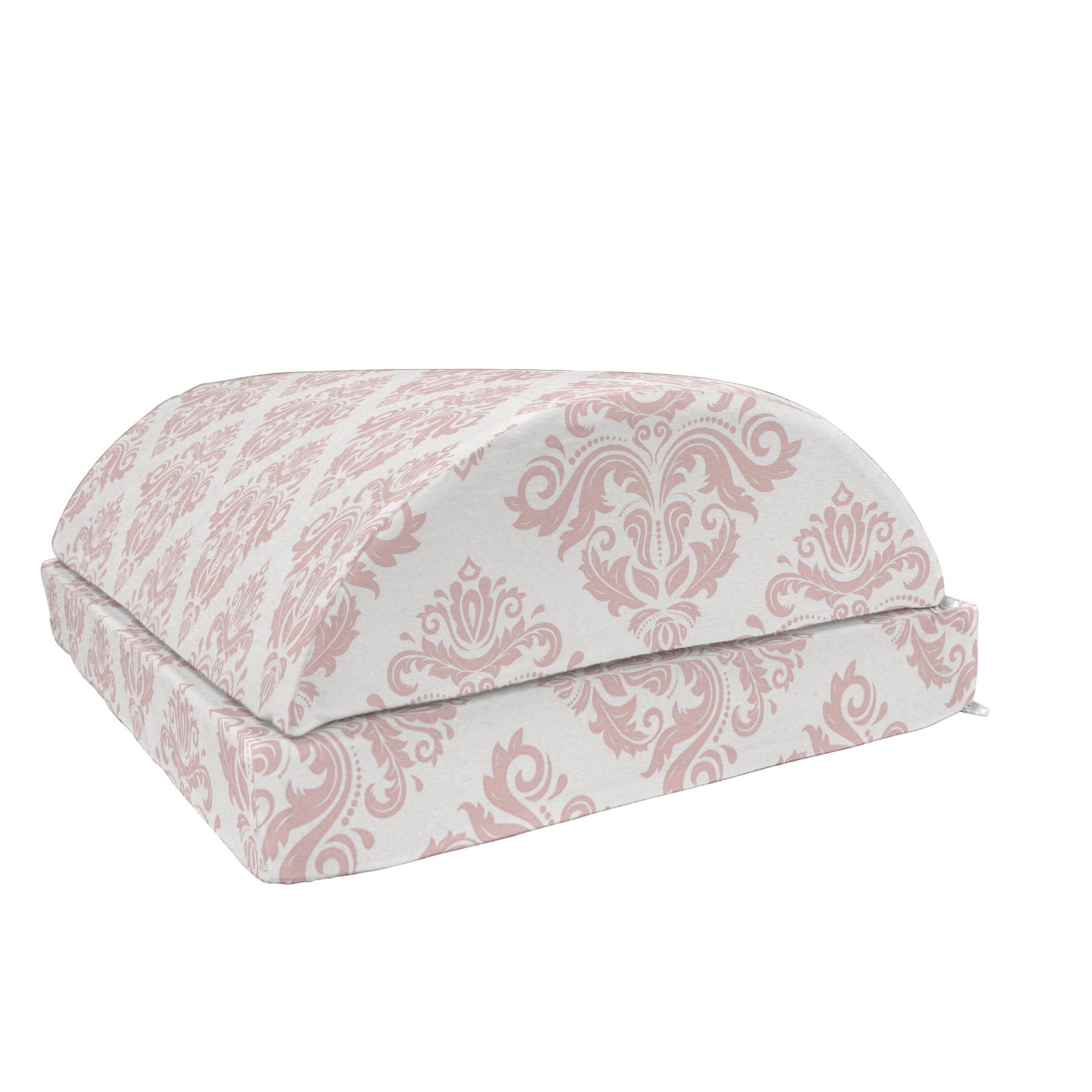 Damask Foot Rest, Victorian Feminine Vintage Floral Swirls Curved ...