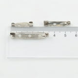 50pcs 2cm Brooch Base Back Bar Pins Clasp For Findings - Walmart.com