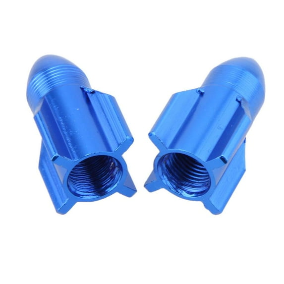 Rocket Ship Bike Valve Covers - Set of 2 - Blue - Walmart.com