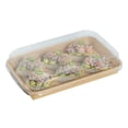 Matsuri Vision Clear PET Plastic Lid - Fits 15 oz Sushi Container, Anti ...