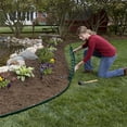 Flexible Garden Border Edging Roll 10m with 30 Spikes Mini Fence for ...