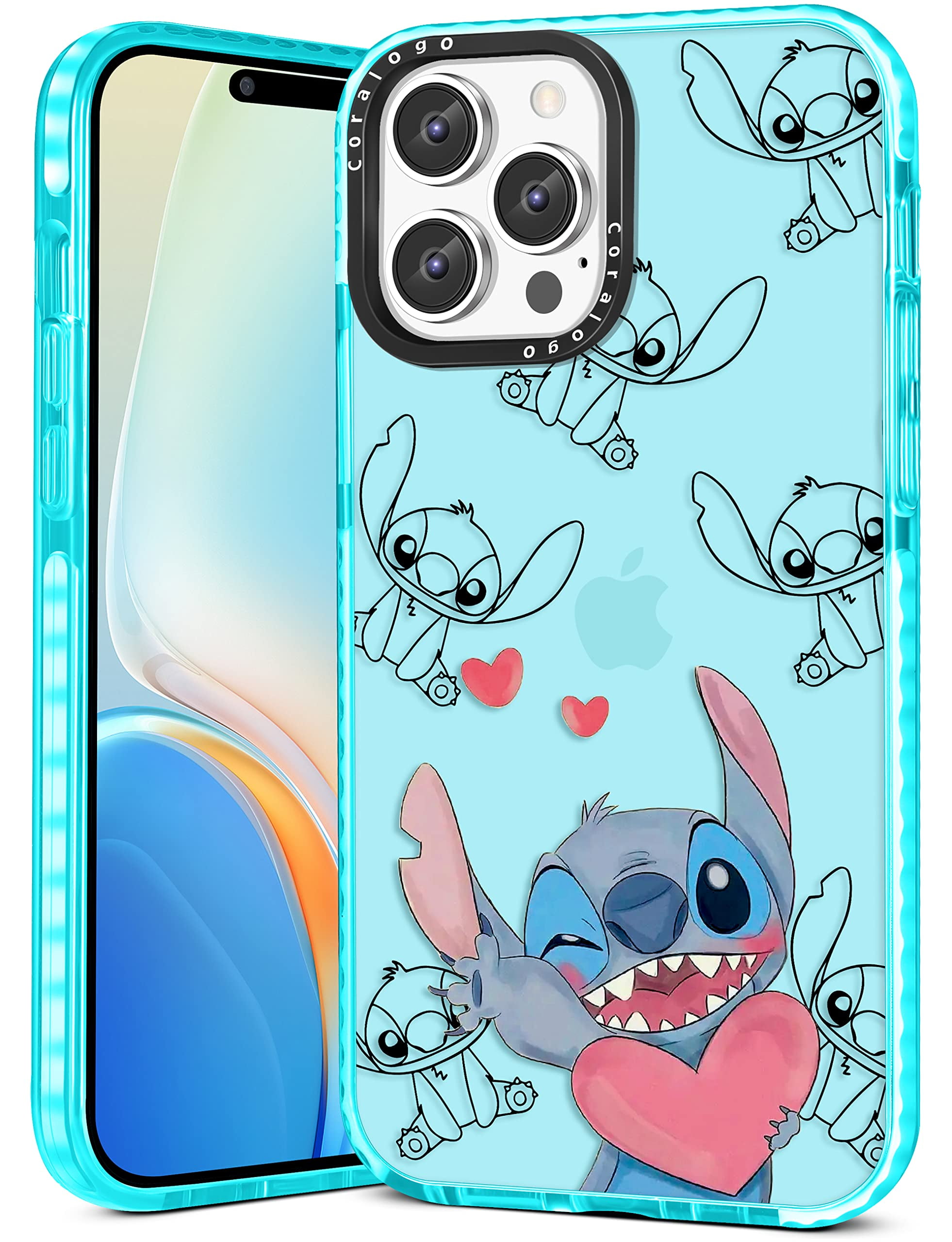 for iPhone 13 Pro Max Case Cute Cartoon Character Designer Pattern ...
