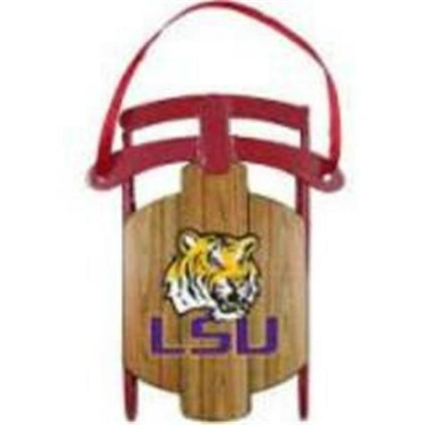 The Boelter Companies 122-LOUSTA Metal Sled Ornament - Louisiana State ...