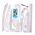 Sew French Curve Ruler Set Metric Rulers Set Measuring Tools Bendable ...