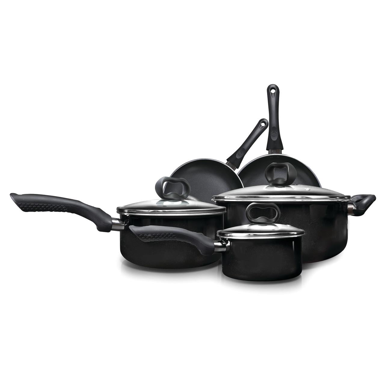 Ecolution Evolve 8 Piece Non-Stick Aluminum Cookware Set, Dishwasher ...