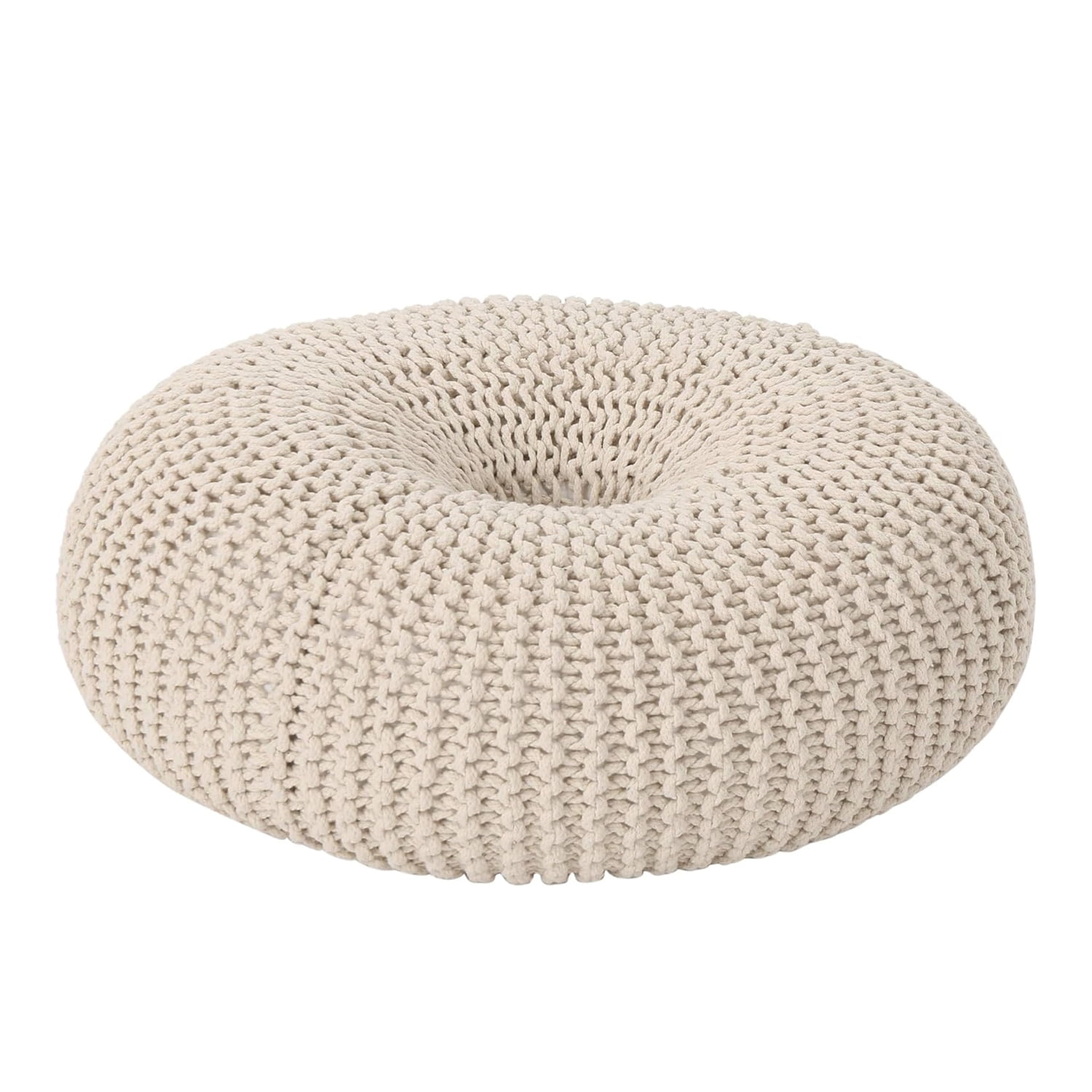 Click here for Zyoiszvq Knitted Cotton Pouf Ottoman Footstool For... prices