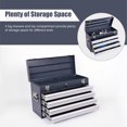 FENGFAN 21 Inch Heavy Duty Steel Tool Box 4 Drawers Ball Bearing Slide ...