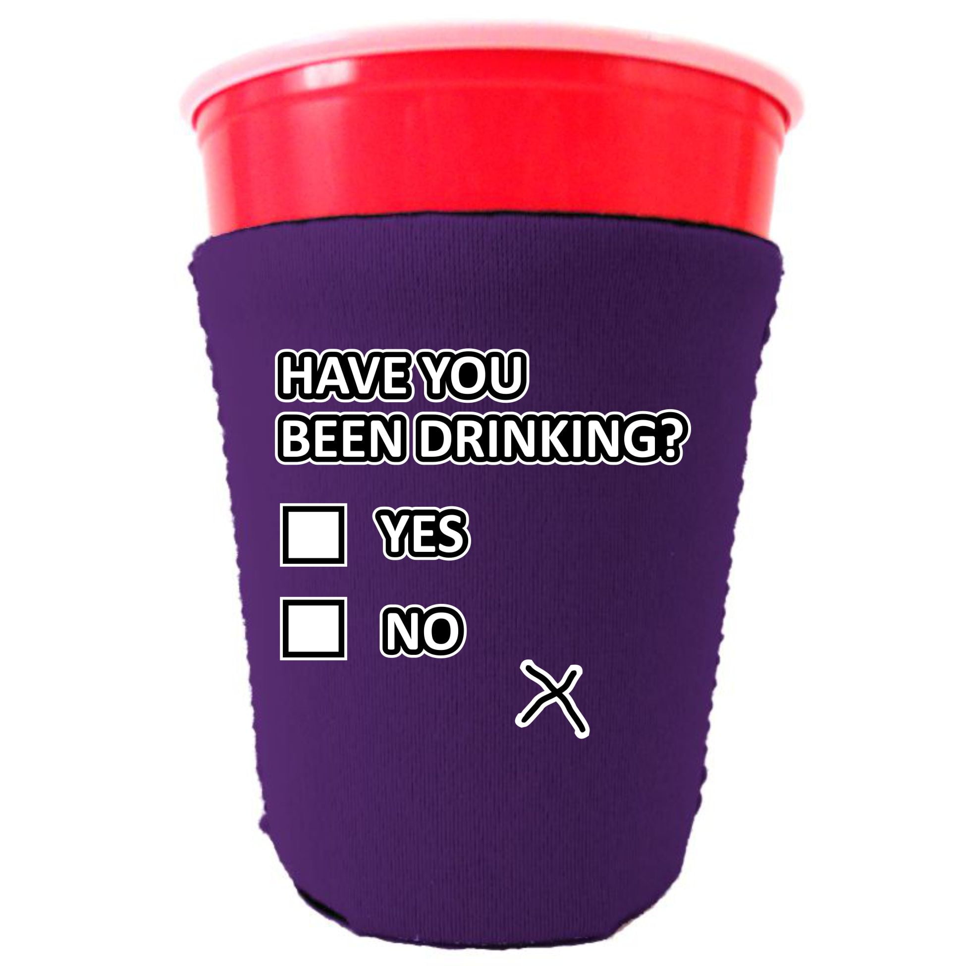 Have You Been Drinking Party Cup Coolie (Purple) - Walmart.com