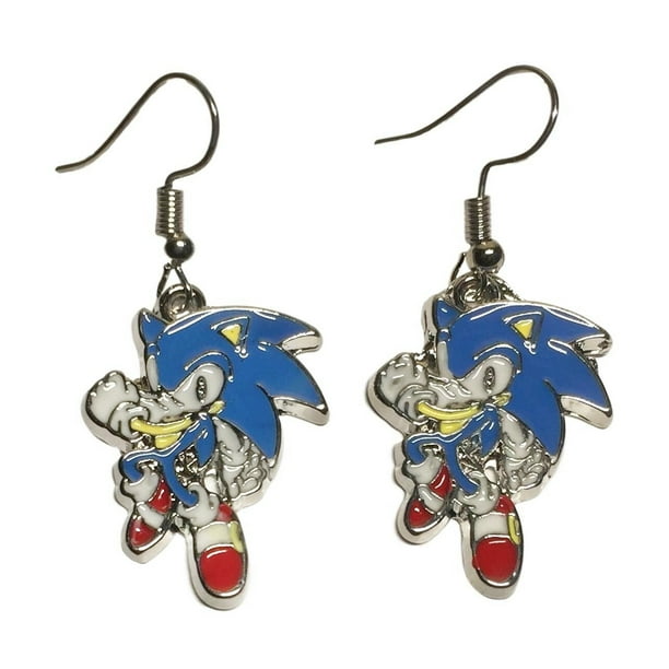 Nintendo Sonic The Hedgehog French Wire Earrings - Walmart.com ...