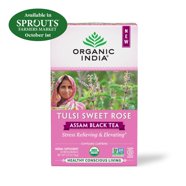 Organic India - Tulsi Focus Tea Hibiscus Cinnamon - 18 Tea Bags - Walmart.com