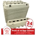 Vented Paper Pulp Egg Cartons (24 Pack) - Walmart.com