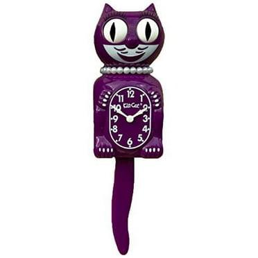 Free Shipping! Kit Cat Klock Classic Black (Lady) - Walmart.com