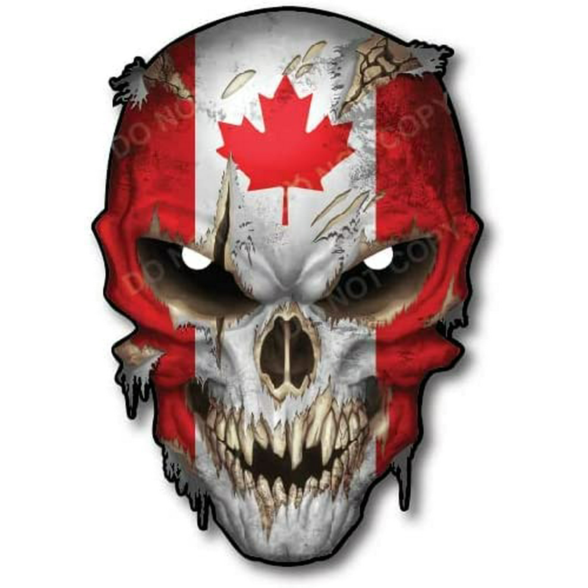 Click here for Decals By Haley Canada Skull Canadian Flag Maple L... prices