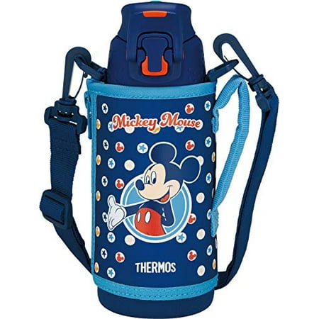 Thermos Vacuum insulated sports bottle [one touch] 0.5L Mickey Navy dot FFZ-503FDS NVD | Walmart ...