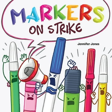 On Strike Crayons on Strike: A Funny, Rhyming, Read Aloud Kid's Book ...