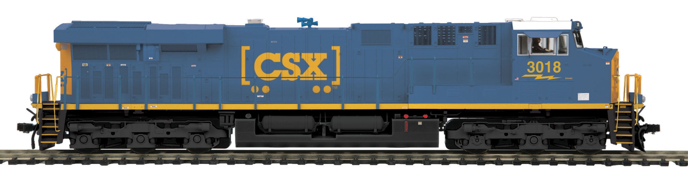 MTH 8023130 HO CSX GE ES44AC - Standard DC #3018 - Walmart.com