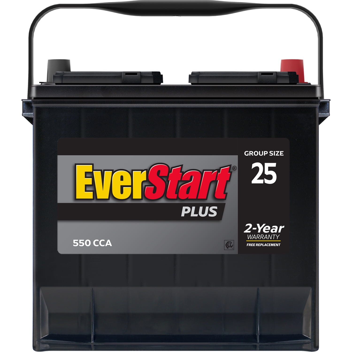 Buy EverStart Plus Lead Acid Automotive Battery, Group Size 25 12 Volt ...