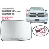 APA Replacement for Mirror Glass Non-Heated 2011 - 2023 RAM 1500 2011 ...