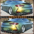 Carbon Fiber Rear Bumper Splitters for Infiniti Q60 Q60S Coupe 2-Door ...