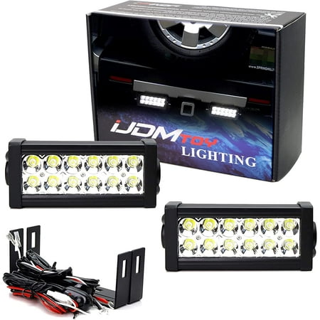 Rear Bumper Mount Searchlight Reverse LED Light Bar Kit Compatible with ...