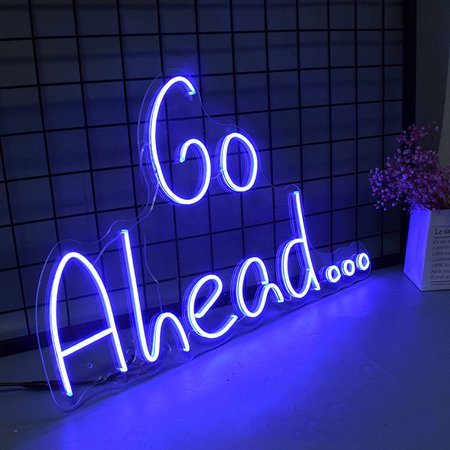 SAYDY Neon Sign for Wall Decor, LED Tube Sign for Bar Pub Club, Party ...