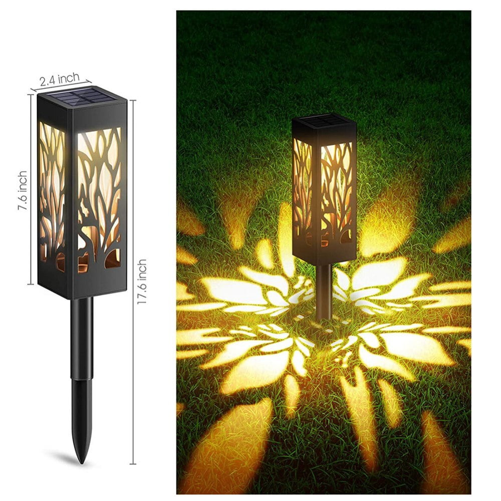 Solar Garden Light Hollow LED Lights Outdoor Decoration Garden Stake ...