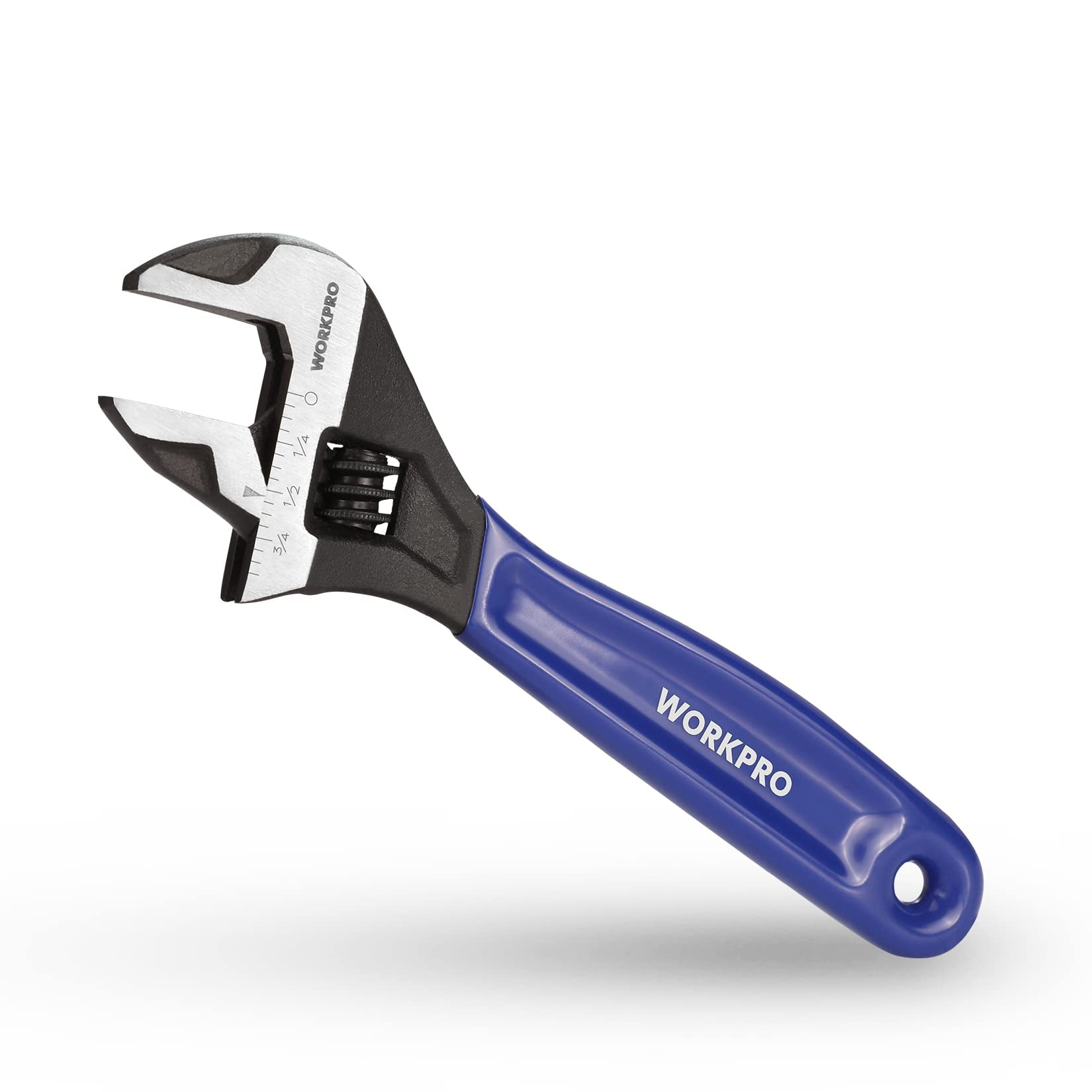 Llave ajustable WORKPRO de 15 cm con mordaza ancha de acero Cr-V | Bodega Aurrera en línea