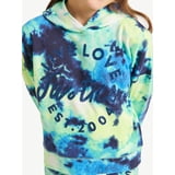 Justice Girls Everyday Faves Fleece Hoodie Sweatshirt, Sizes 5-18 ...