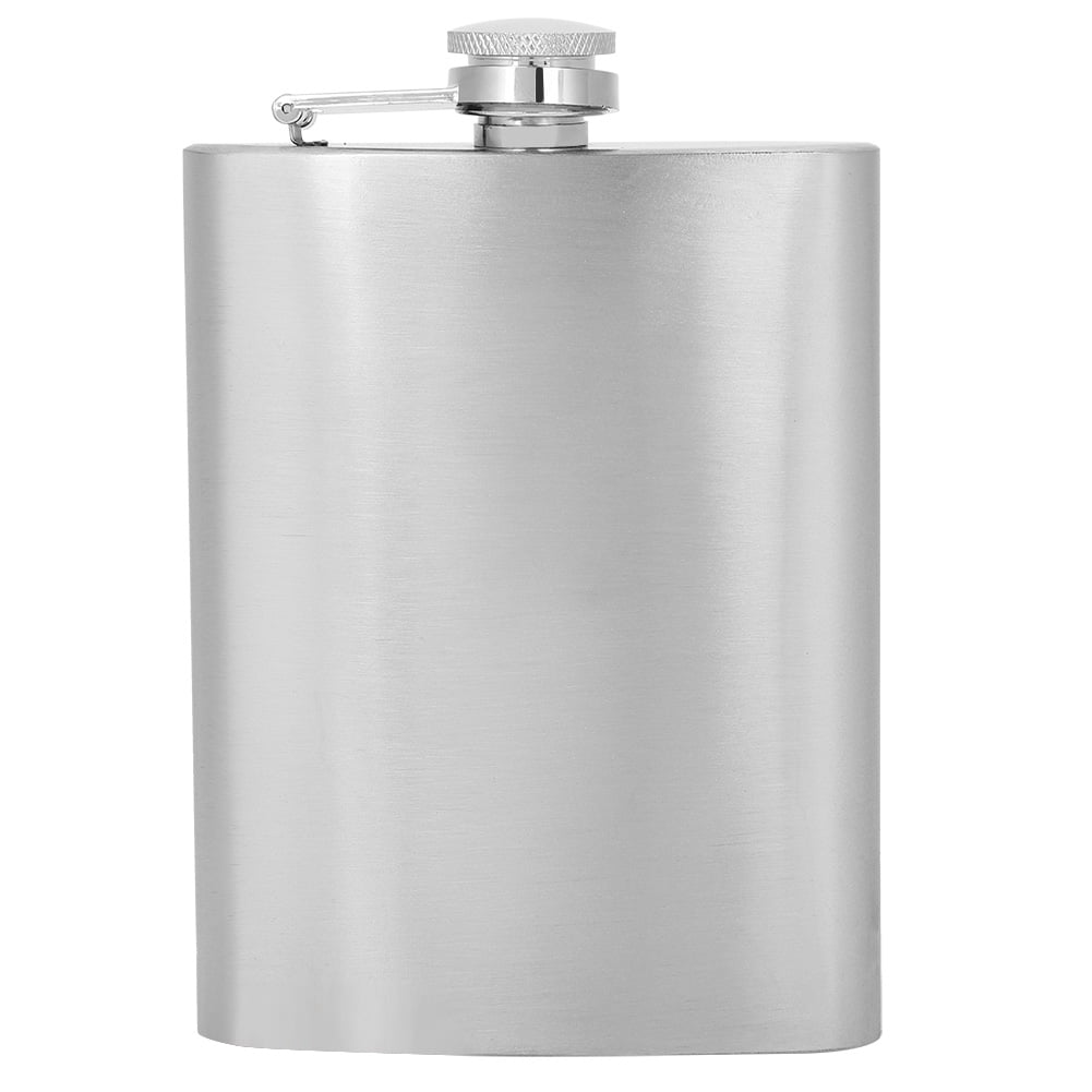 BORDSTRACT Leak Proof Bucket Hip Flask Set Funnel Mirror Or Brushed ...