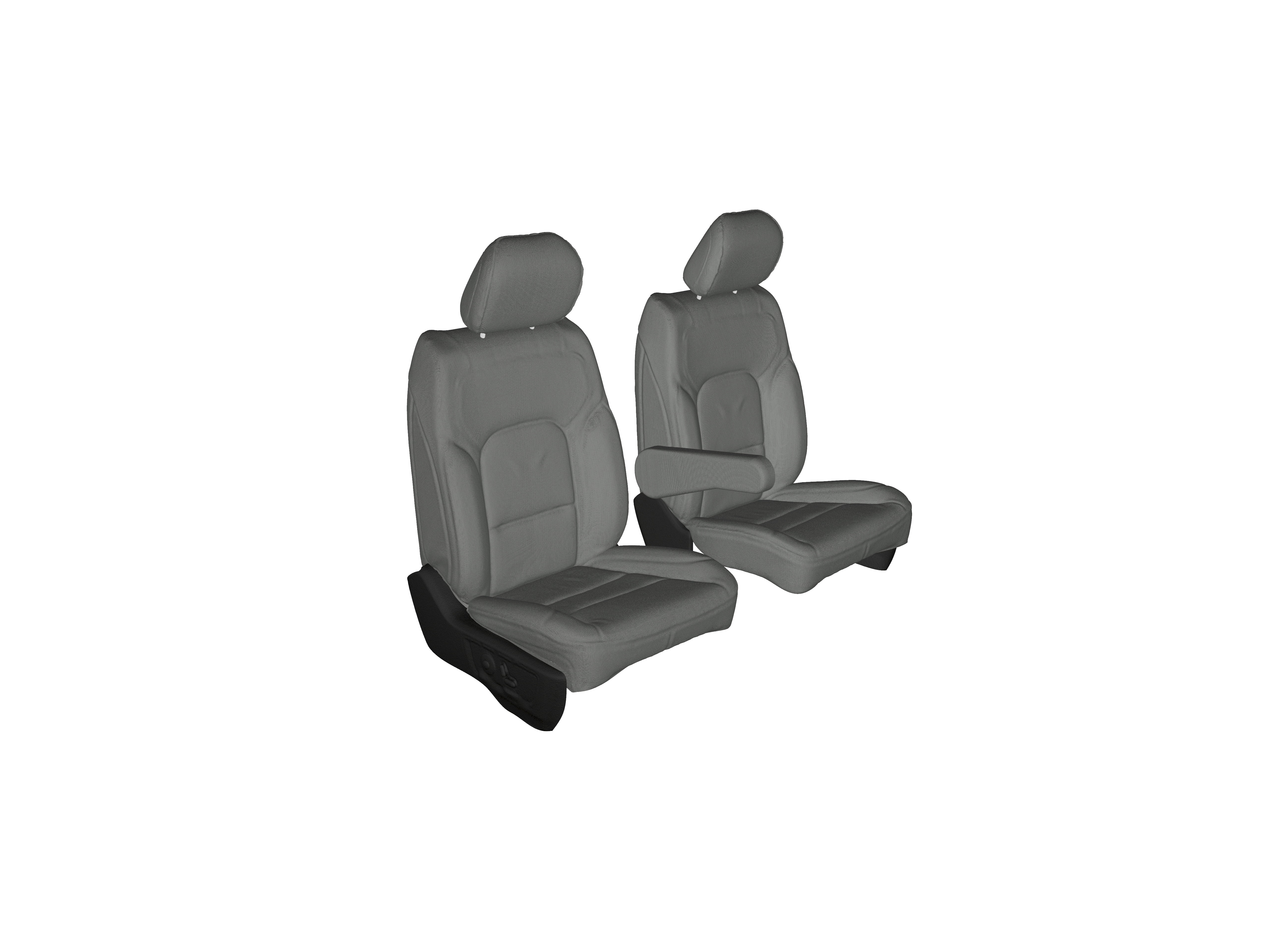 D1313 2002-2011 Dodge Sprinter Passenger Van Front Bucket Seats Gray ...