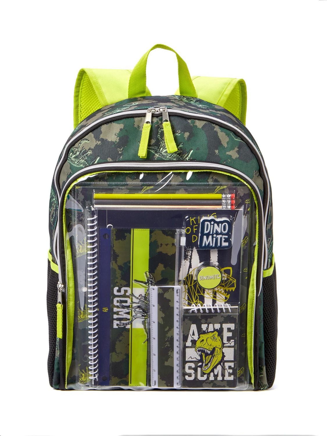 Schoolyard Vibes backpack with Stationary Set, Dino Stationary Backpack ...