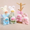 Adorable Rabbits Doll Keychain Lightweight Sturdy Plastic Materials Bag ...