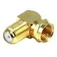Coaxial Cable Right Angle Connector F Type Female to Male Right Angle ...