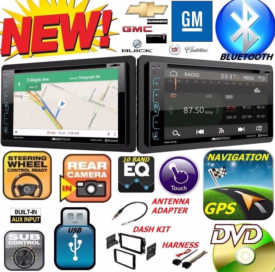 2006-2015 CHEVY GMC SILVERADO SIERRA SAVANA GPS NAVIGATION BLUETOOTH ...