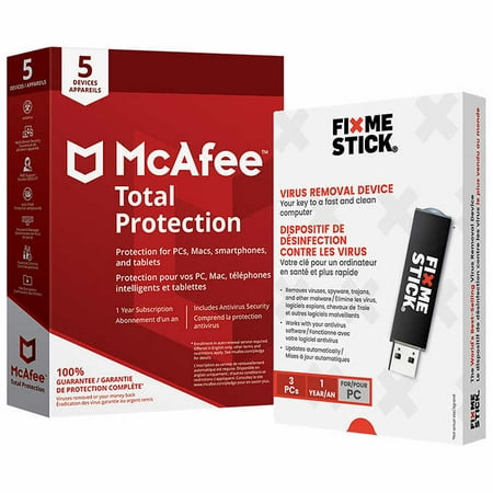 FixMeStick Virus Removal and McAfee Total Protection 2018 | Walmart Canada
