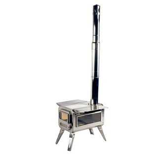 Old Mountain 10141 Black Mini Pot Belly Stove Set, with Accessories, 13 ...